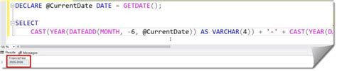 Get Financial Year From Current Date In Sql Server Sql Server Guides
