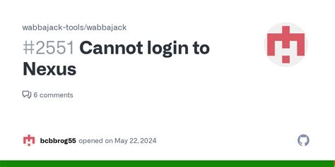 Cannot Login To Nexus · Issue 2551 · Wabbajack Toolswabbajack · Github