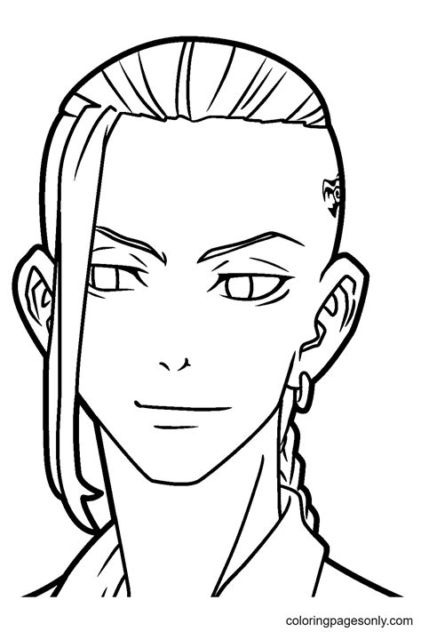 Tokyo Revengers Ken Ryuguji Coloring Pages Tokyo Revengers Coloring Porn Sex Picture