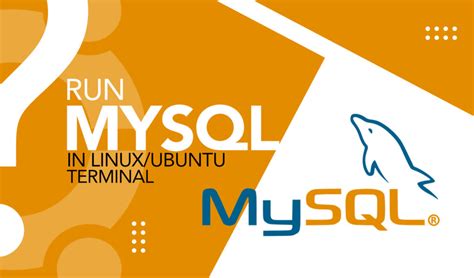 How To Run Mysql In Linuxubuntu Terminal Linuxways