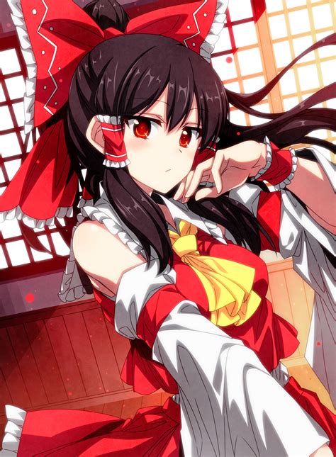 Hakurei Reimu Touhou Drawn By Sazanami Mio Danbooru