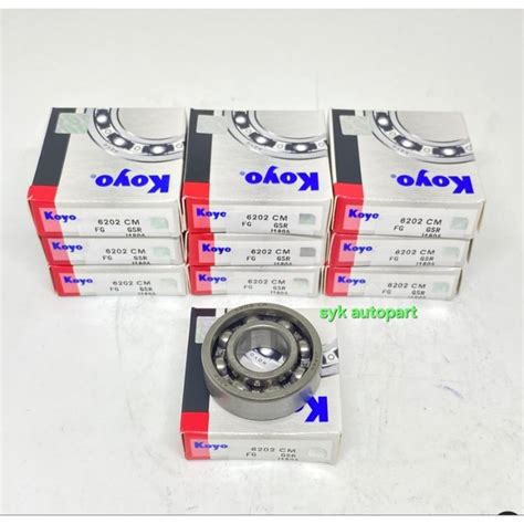 Jual Bearing 6202cm Koyo 6202 Cm Koyo Tanpa Tutup Shopee Indonesia