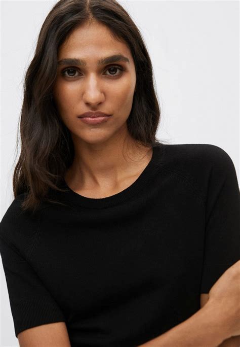 Джемпер Mango Alma цвет черный Rtlabq801101 — купить в интернет магазине Lamoda