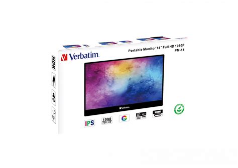 PM-14 Portable Monitor | 14" display | Full HD | Verbatim
