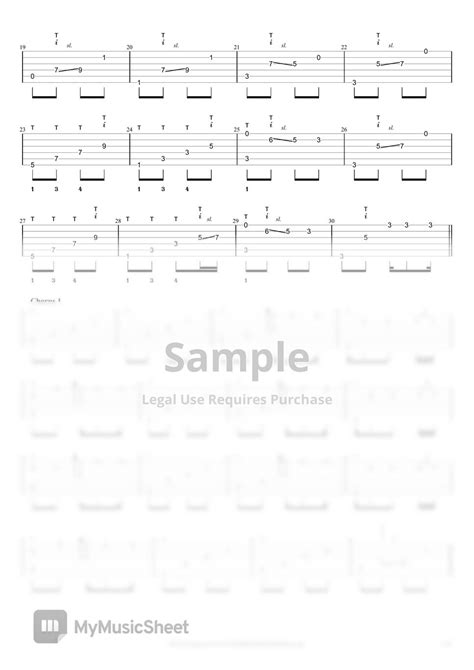 Damien Rice 9 Crimes Fingerstyle 악보 By Gareth Evans