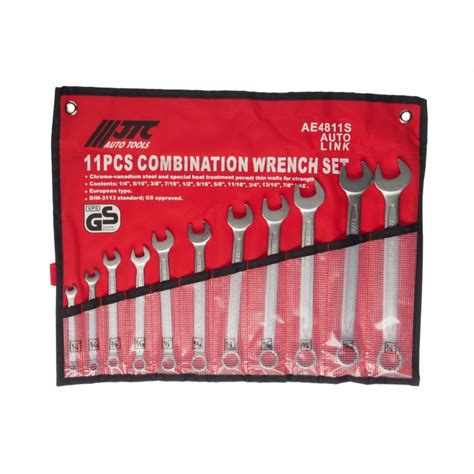 Набор ключей комбинированных 6-22мм 11 предметов в планшете JTC купить ...