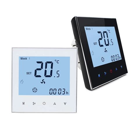 Tuya Thermostat Wifi 2 Pipe Fan Coil Thermostat Control Analogue Valve Remote Control China