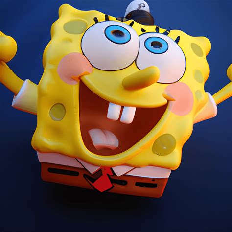 Happy Spongebob Graphic · Creative Fabrica