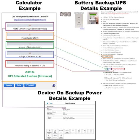 Ups Run Time Battery Backup Time Calculator Battery Backup Power Inc