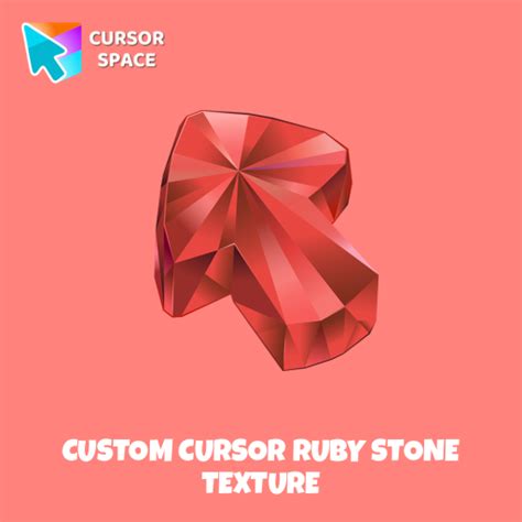 Custom Cursor Custom Cursor Ruby Stone Texture Theme Cursor Space