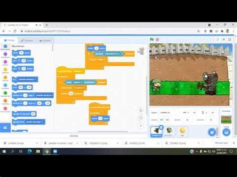 Juego De Plantas Vs Zombies En Scratch Youtube