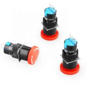 Buy A Wholesale Mm Mushroom Push Button For Electric Circuits Alibaba Com
