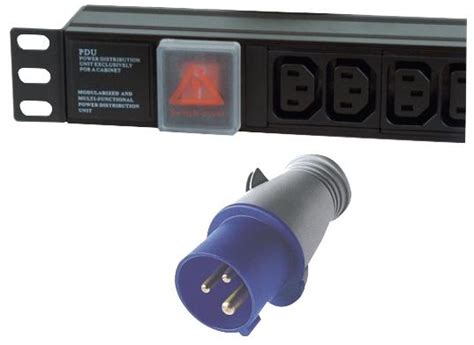 U Way A IEC C Sockets To A Commando Plug Horizontal PDU Lms Data CPC