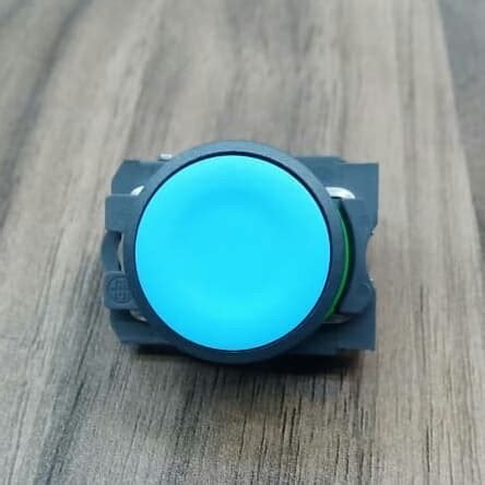 Jual XB AA Push Button Switch Plastic Blue NO Jakarta Barat GMP Elektrik Tokopedia