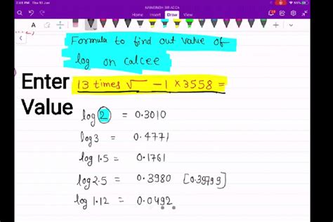 Log Value In Calcee B Com PM Thu Jun NAINSINGH SIR ACCA Q S Home Insert Draw