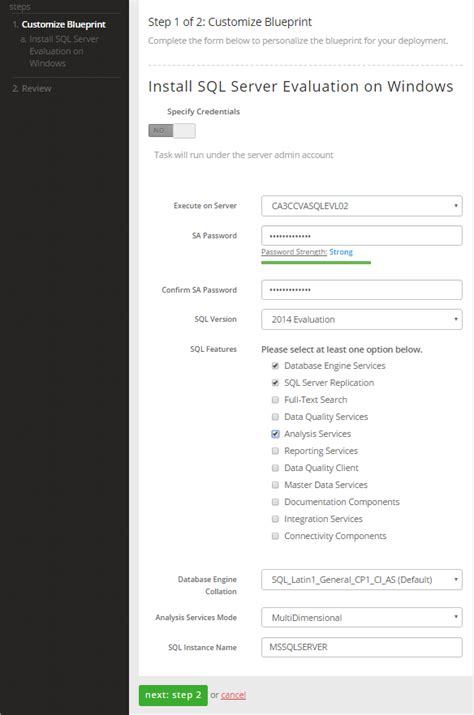 Evaluate Microsoft Sql Server Using Blueprints Hybrid Cloud And It