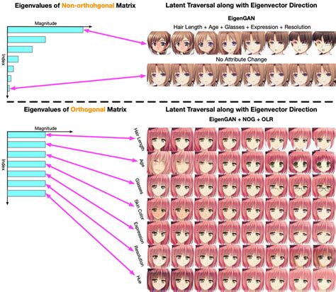 Illustration Of The Benefit Of Orthogonality In Latent Disentanglement