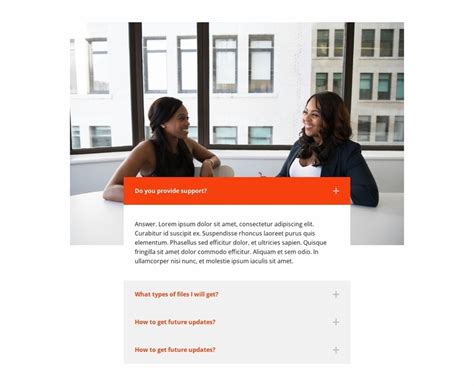 answer question website template by nicepage