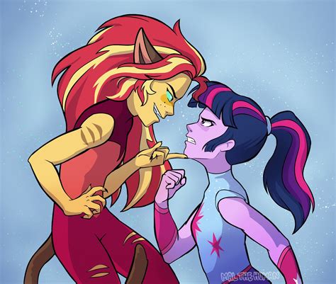 Equestria Girls Sunset Shimmer And Twilight