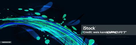 추상적인 파란색과 청록색 브러시 배경 스포츠 배경입니다 배너 또는 포스터에 대한 브러시 스트로크 그림입니다 디자인을 위한 스크래치 및 질감 요소 0명에 대한 스톡 벡터 아트