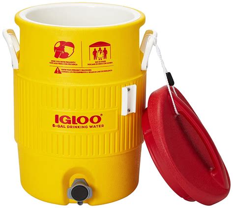 Termo 5 Galones Con Dispensador Para Vaso Igloo 451 Amarillo La Mundial