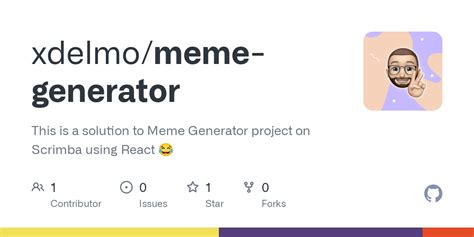 Github Xdelmo Meme Generator This Is A Solution To Meme Generator Project On Scrimba Using