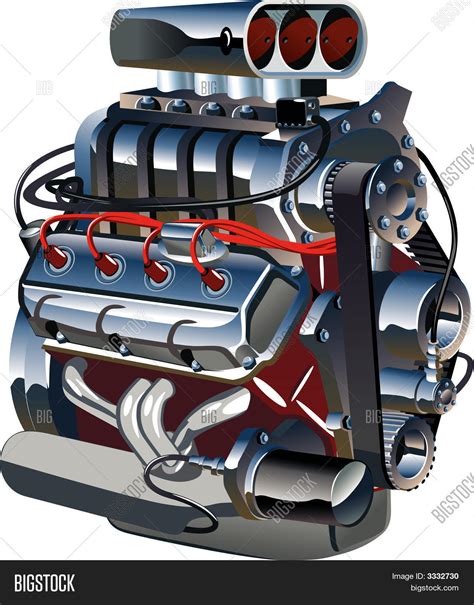 Vector Cartoon Engine Vector And Photo Free Trial Bigstock