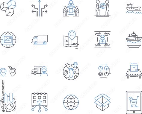 Quality Control Line Icons Collection Inspection Compliance Verification Standards Testing