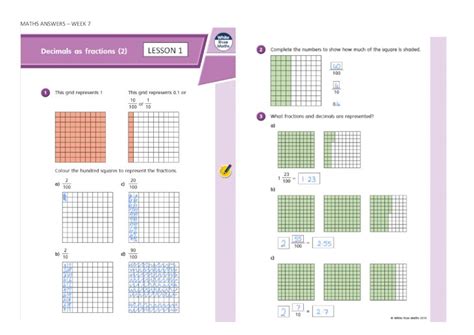 Pdf Maths Answers Week 7 · Decimal