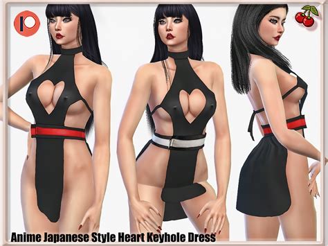Roleplay Japanese Style ️ Keyhole Dress Clothing Loverslab