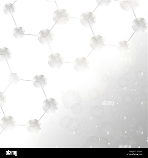 Structure Molecule And Communication Scientific Background With Atom