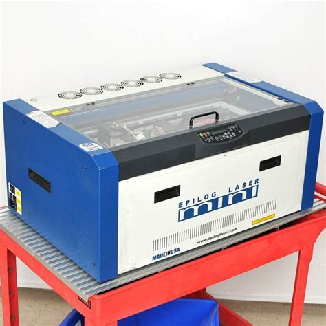 Epilog Mini 50w Laser Engraver 24x12 With Cup Bottle Turner Rotary Attachment For Sale From