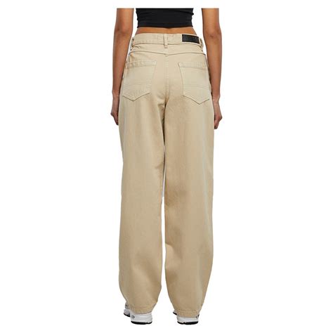 Urban Classics 90´s Denim High Waist Chino Pants Beige Dressinn