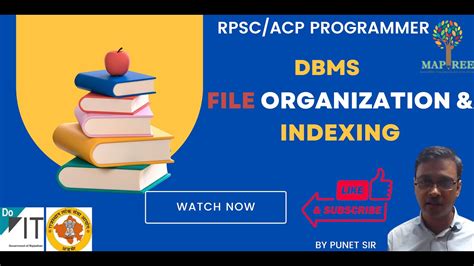 Dbms File Organization And Indexing Rpscacp Programmer By Puneet