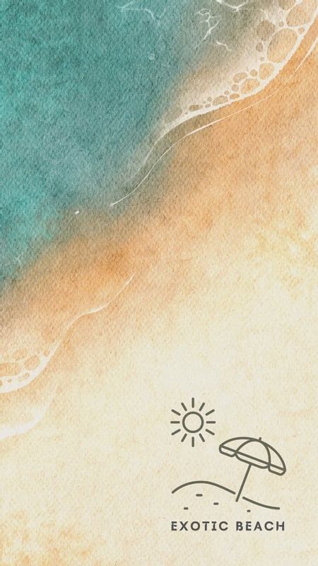 Customize 275 Beach Phone Wallpaper Templates Online Canva