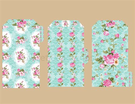 File Folder Tags Digital Download Printable Junk Journal Etsy