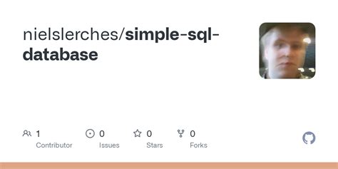 Github Nielslerchessimple Sql Database