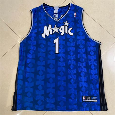 Tracy Mcgrady 1 Orlando Magic Authentic Reebok Nba Basketball Jersey