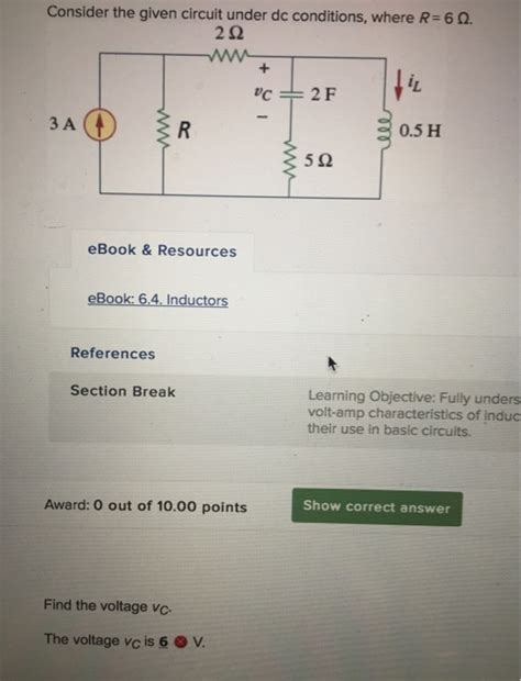 Solved Consider The Given Circuit Under Dc Conditions Where Chegg Com