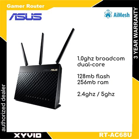 Asus Rt Ac68u Aimesh Ac1900 Wifi System Rt Ac68u 2 Pack Rt Ac68u Single Pack Ac1900 Dual