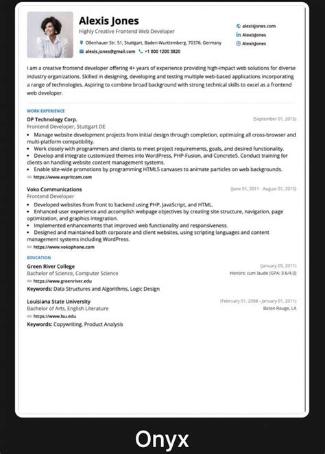 Use Single Column Layout As In Preview Rreactiveresume