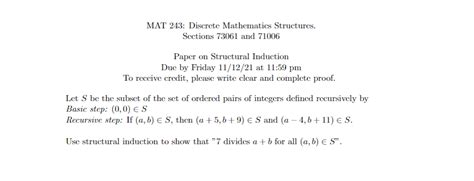 Solved MAT Discrete Mathematics Structures Sections Chegg