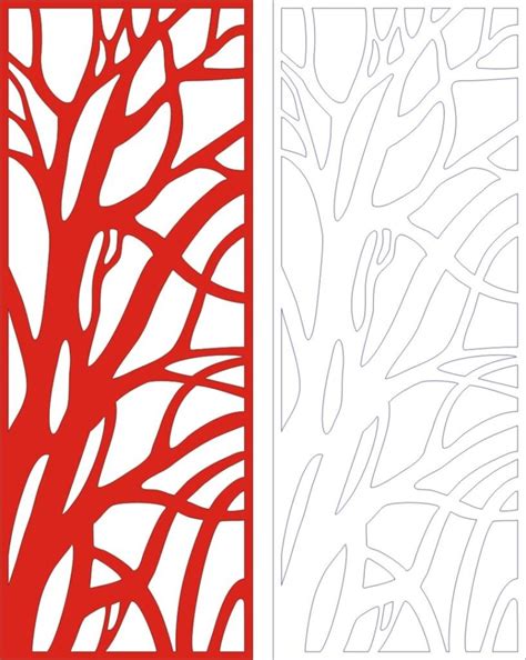 Tree Panel Drawings For Laser And Plasma Cutting Dxf Dwg Dezin