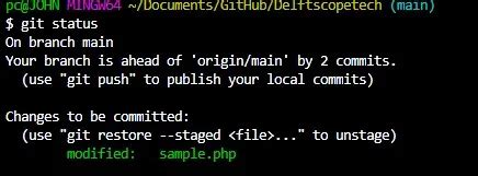 How To Create A Git Patch From Uncommitted Changes Delft Stack