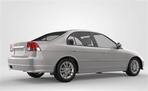 Honda Civic Vtec 2 3d Model By Carmodels3d