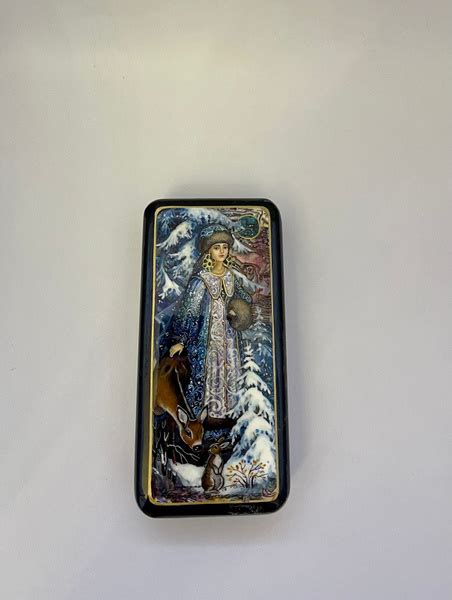 Классическая шкатулка Универсальная Русская Лаковая Миниатюра Ручная работа 1 шт купить по