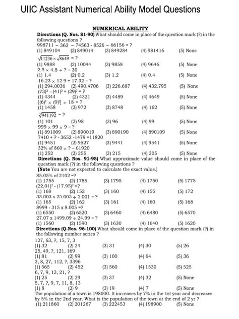 Numerical Ability Question 2pdf