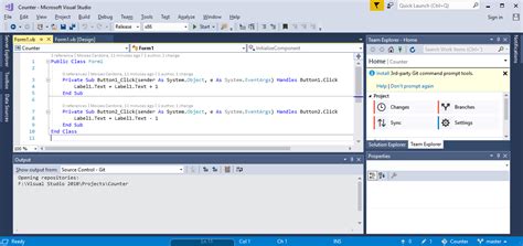 A very simple Counter software developed in VB NET Moisés Cardona