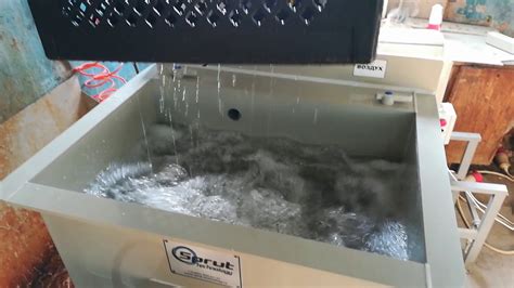 Ванна с барботированием для мойки яиц Youtube
