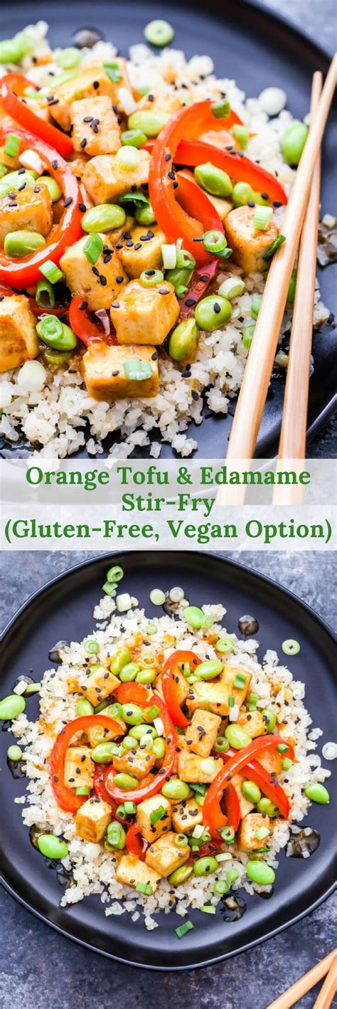 Orange Tofu And Edamame Stir Fry Recipe Runner